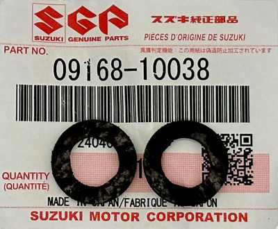 Suzuki Outboard Gear Oil Drain Plug Gaskets 09168-10034 (2 Pack ...