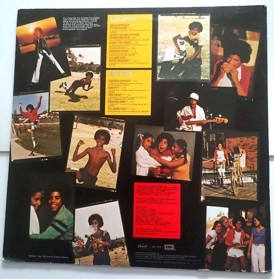 FOSTER SYLVERS young singer from The Sylvers solo LP 1978 in Excellent ...