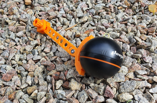 Orange Deeper Pro Plus Chirp fish finder bait boat mount Arm All deeper ...