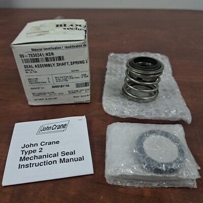 John Crane, 99-7830341, Mechanical Seal Assembly, Shaft, Spring Loaded ...