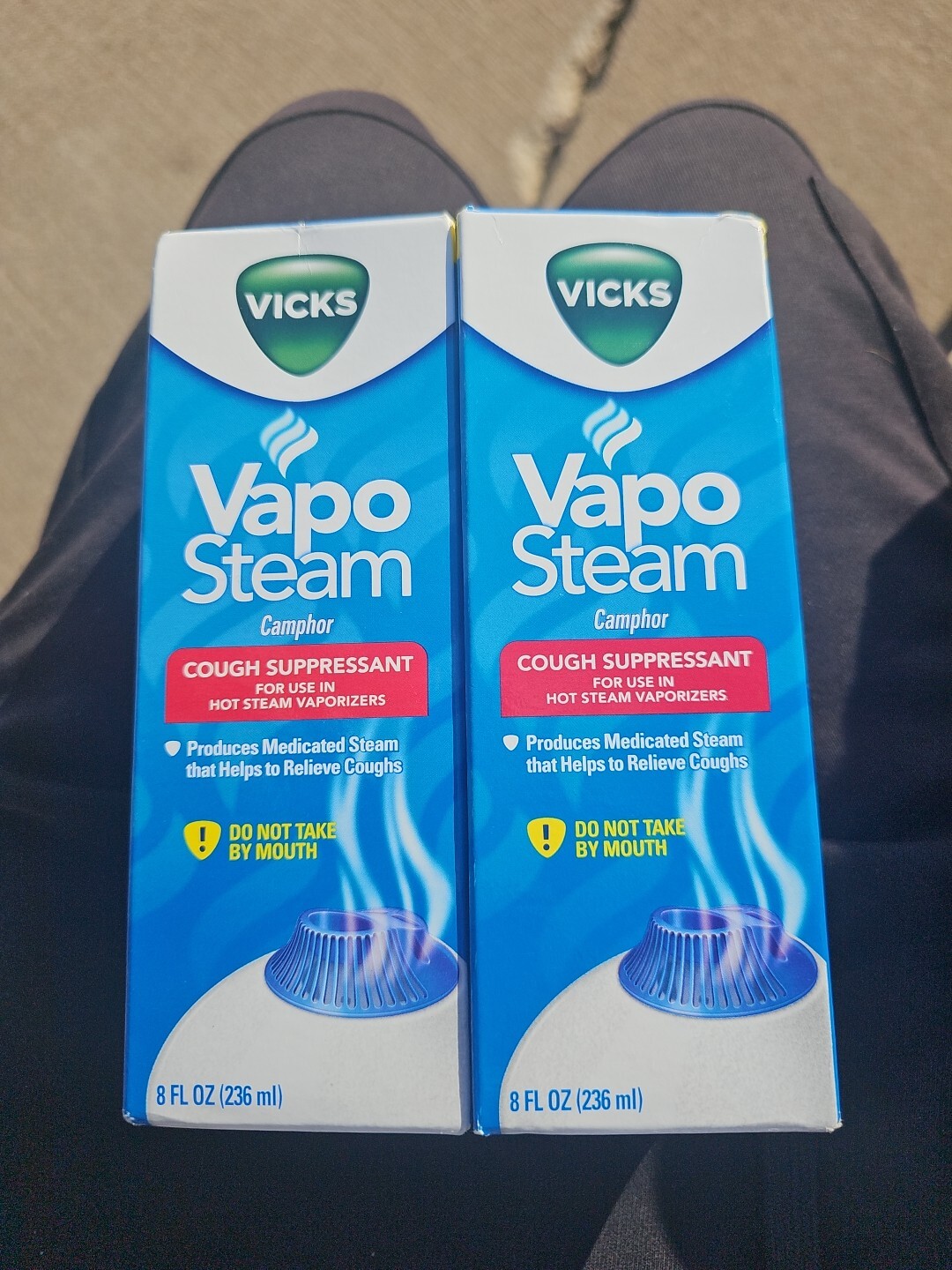 2 Vicks Vapo Steam for use in Hot Steam Vaporizers Cough Suppressant 8 ...