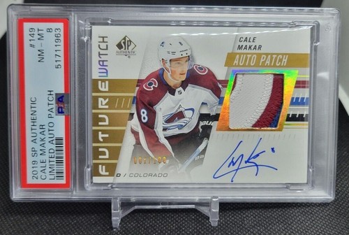2019-20 SP Authentic - Future Watch Limited Auto Patch #149 Cale Makar ...