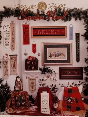 MILL HILL SANTA NOEL DESIGNS CROSS STITCH BKLT | eBay