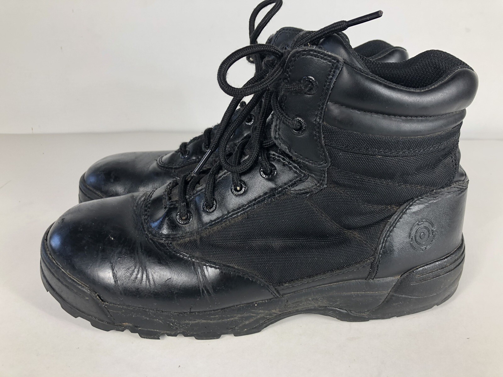 Original Swat Boots 6" 11 Mens Black Leather & Fabric… - Gem