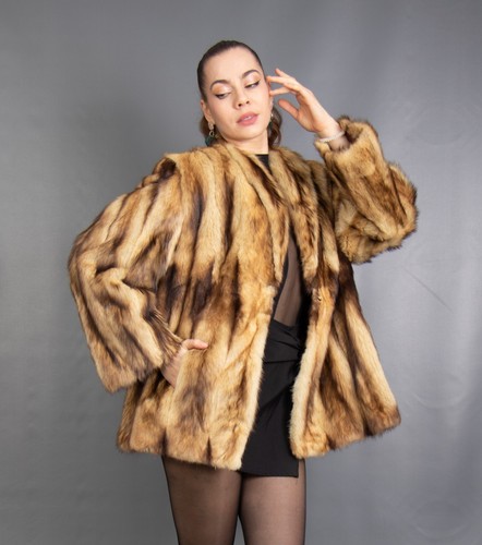 8391 GLAMOROUS GERMAN SABLE FUR COAT FUR JACKET PELZ BEAUTIFUL LOOK ...