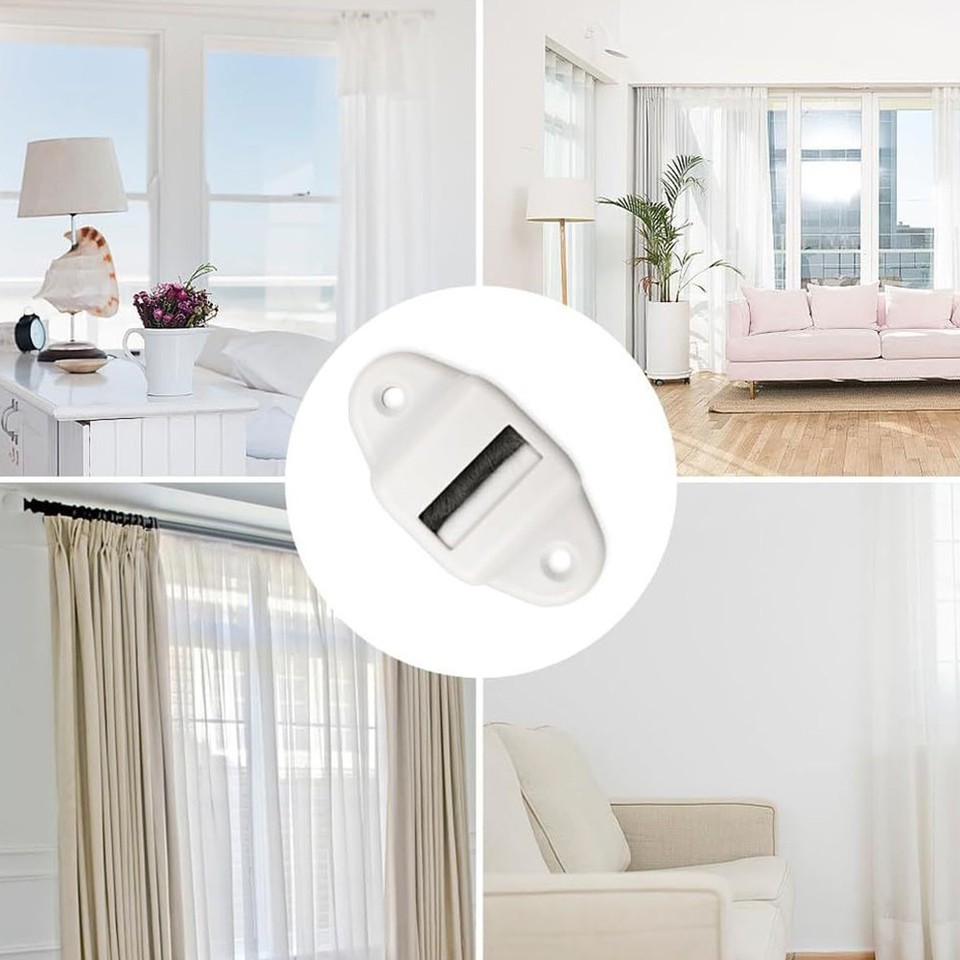 Roller Blind Guide Rail Set 10pcs with Brush Joint for Stability and ...