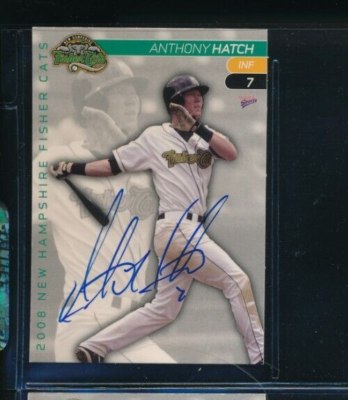 2008 Multi-ad #2 Anthony Hatch Fisher Cats Signed Autograph (DO72 ...