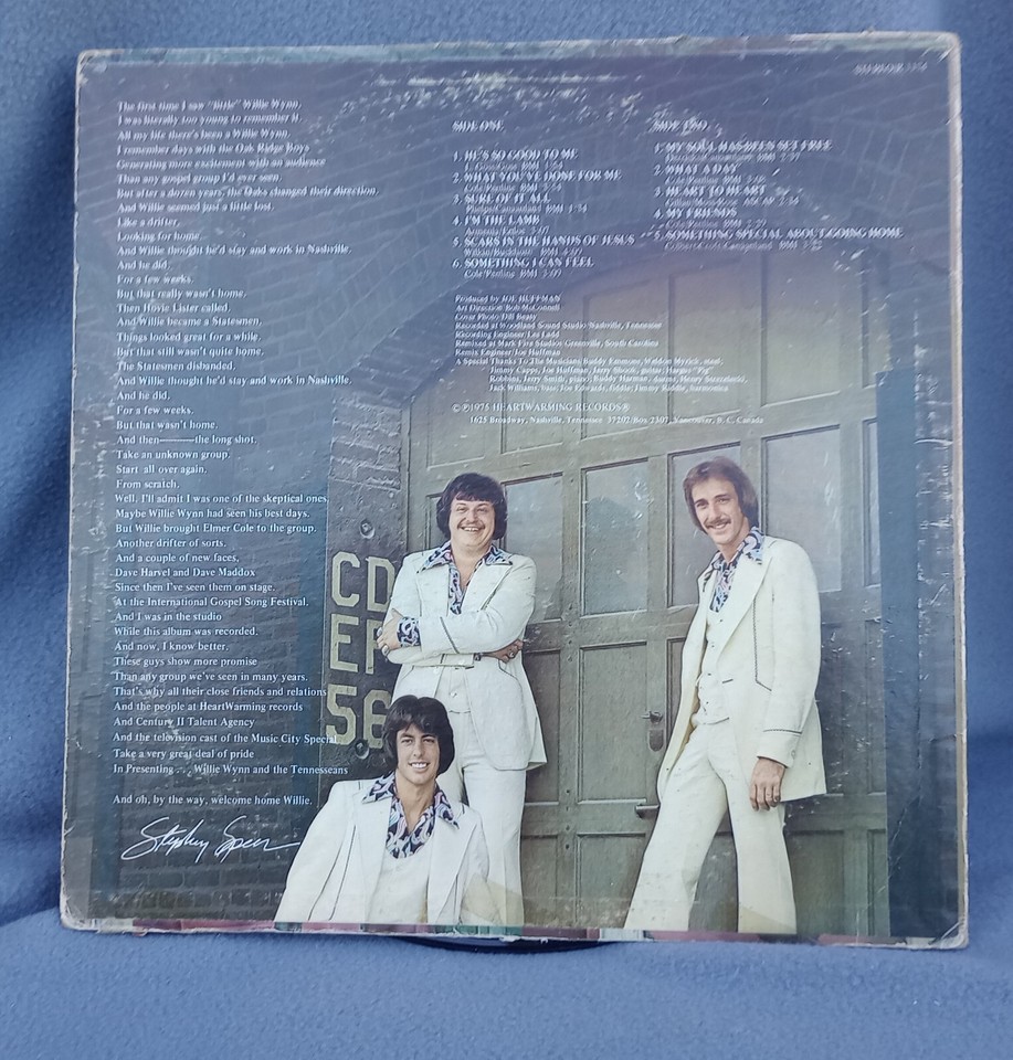 Presenting Willie Wynn & The Tennesseans (33RPM Record Album) | eBay