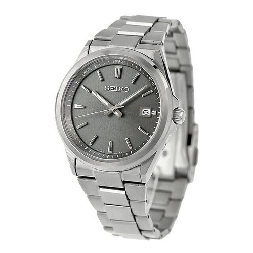 SEIKO SELECTION S SBTM347 Stainless Steel 39.8mm Radio Solar Watch Gray Dial JP | eBay