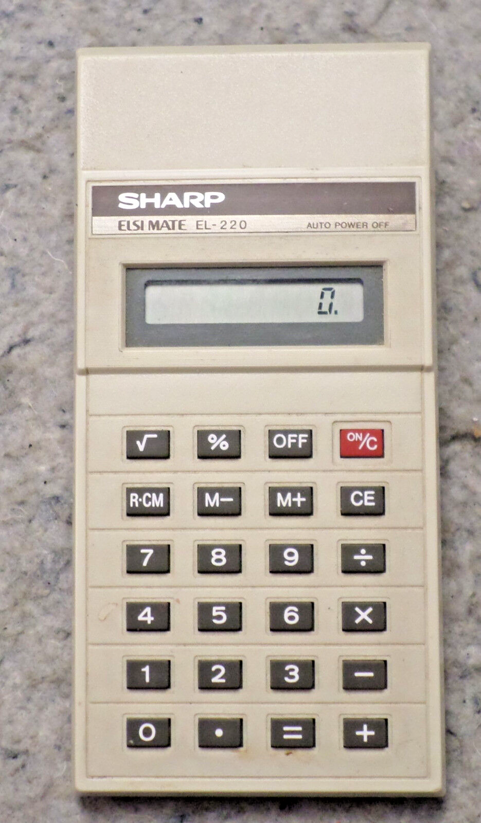 Sharp Calculator Elsimate EL-220 In Excellentl Condition + Free ...