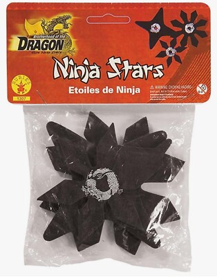 Ninja Stars Foam Toy Costume accessory or Party Favors 3ct | eBay