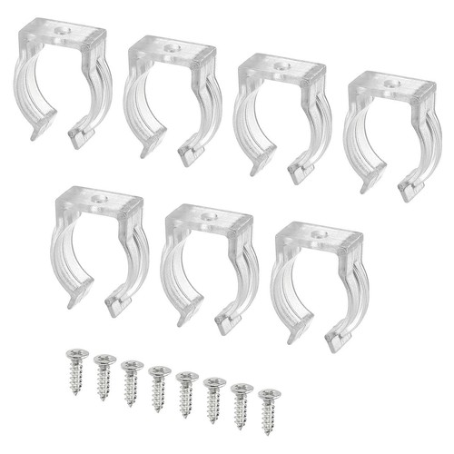 20pcs LED Light Bulbs Clips Fluorescent Tube Fixture Holder Plastic ...