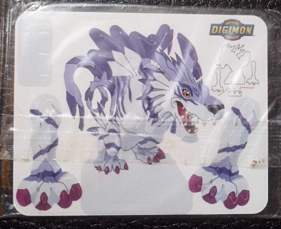 BUILDABLE DIGIMON BIMBO #13 GARURUMON 2001 MEXICO Premium Toy Build ...
