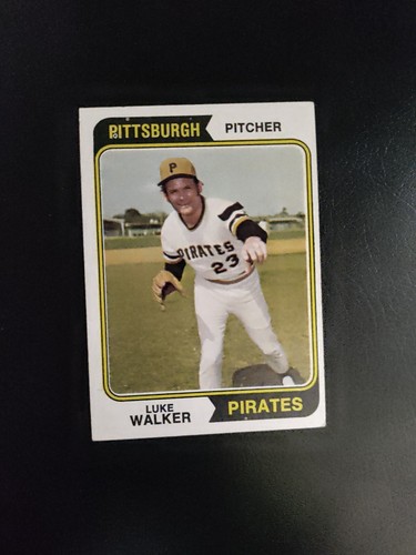 1974 Luke Walker Pittsburgh Pirates Topps Baseball Card #612 vg read ...