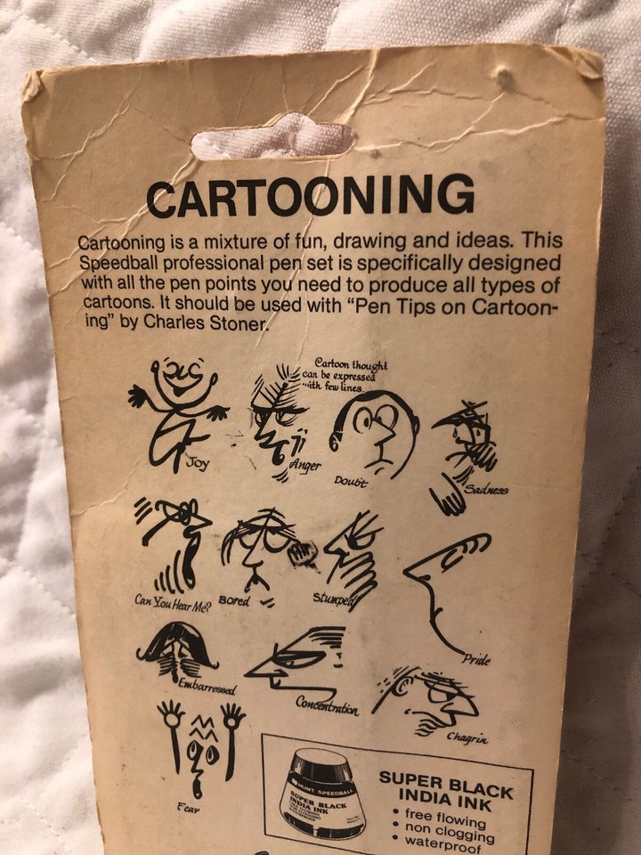 Speedball No. 5 Artists Pen Set (Ideal For Calligraphy , Cartooning Etc ...