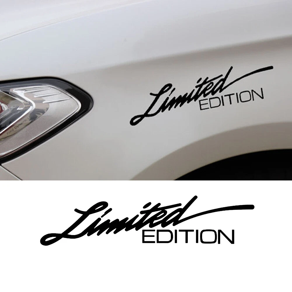 Limited Edition Car Sticker