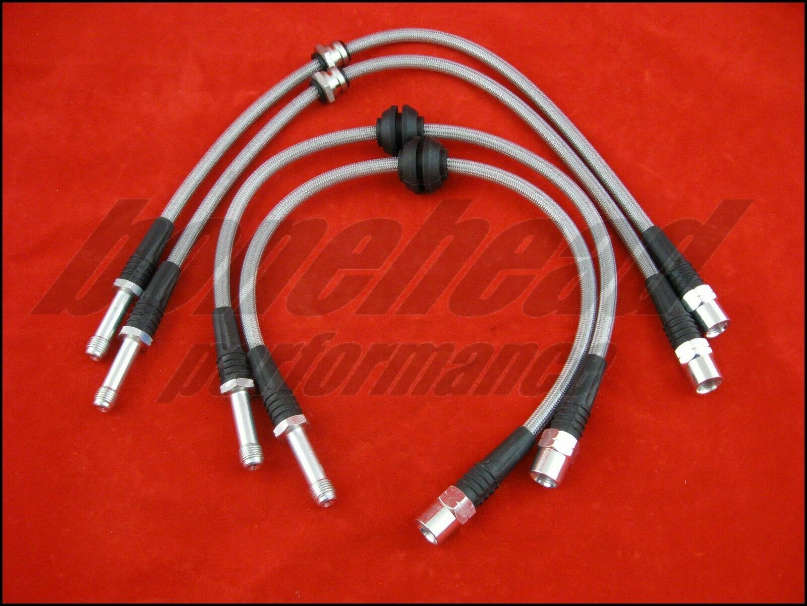 Techna-Fit Stainless Steel Braided Brake Lines 2001-2006 BMW M3 E46 | eBay