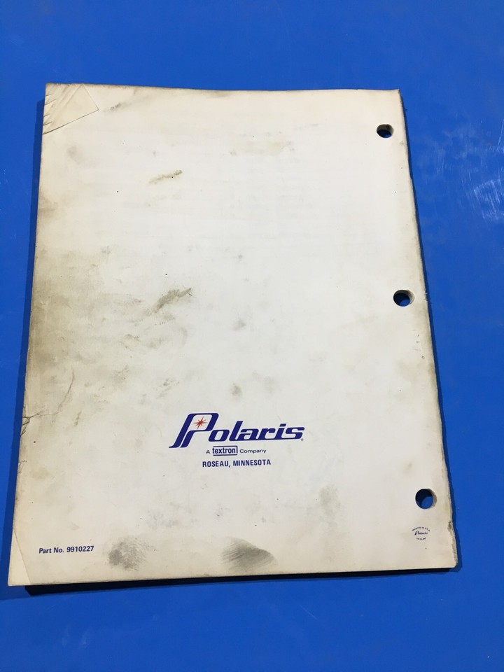 1stAddition NOS Polaris 1974 Electra Custom 2 Parts Book Vintage 340 ...