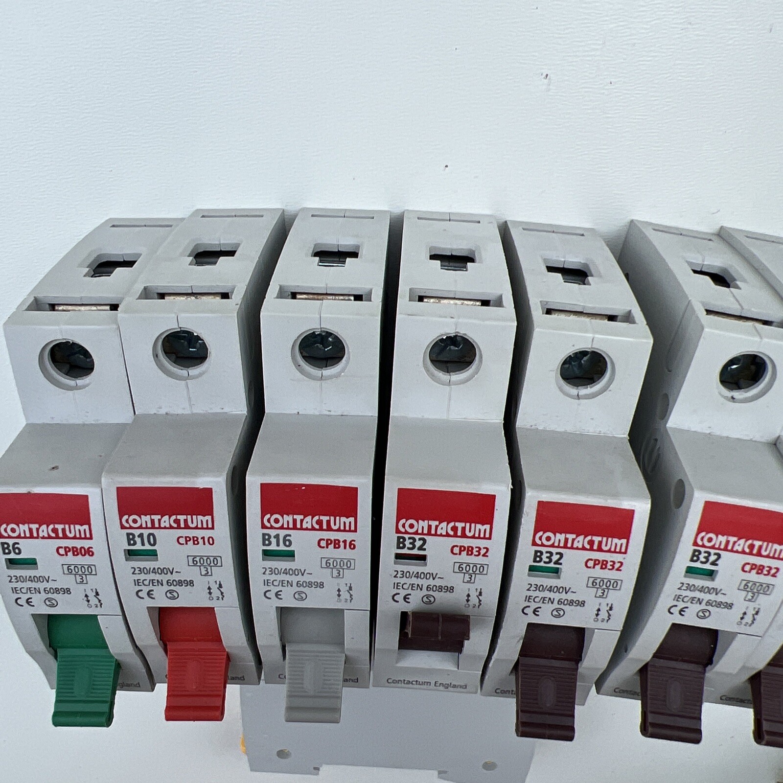 CONTACTUM MCB CPB Curve RANGE 6a 10a 16a 40a 80A RCD 30mA CIRCUIT ...