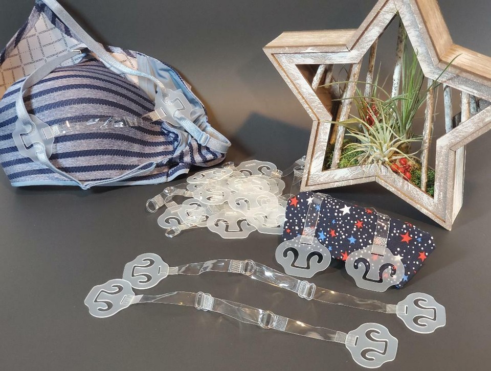 1 pc. (Med to Large) "MySecureStrap" ADJUSTABLE BRA STRAP HOLDER ...