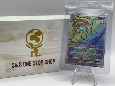Mewtwo VSTAR 079/078 - Rainbow Rare - Pokemon Go - Pokemon TCG (2022 ...