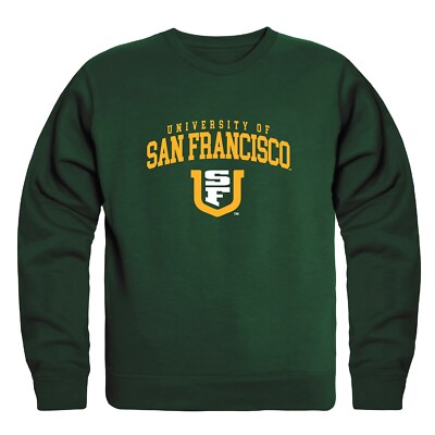 University Of San Francisco Dons Seal Crewneck Sweatshirt Sweater | eBay