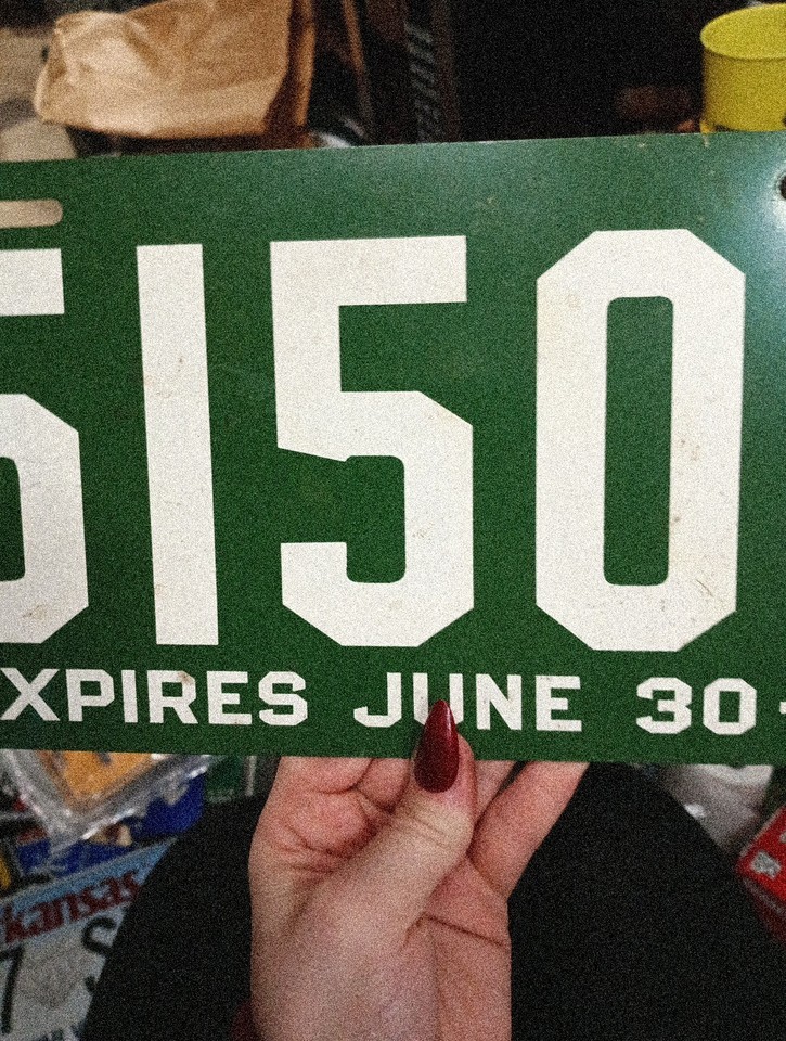 North Carolina Expires June 30-15 5250 License Plate | eBay