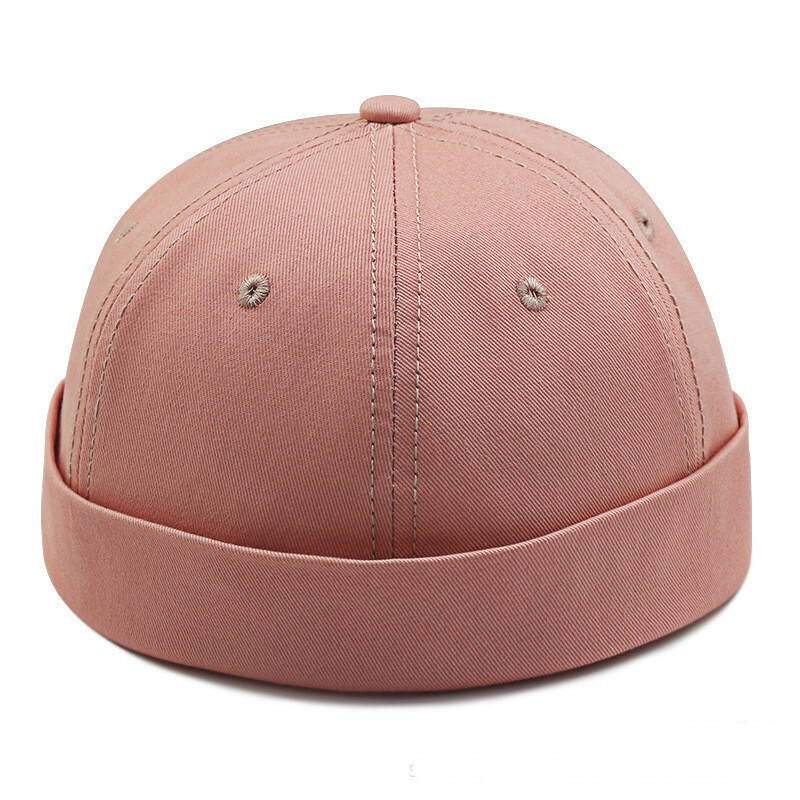 3XL Big Brimless Cap Skullcap Rolled Cuff No Visor Beanie Docker Hat M ...