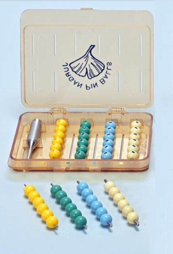 Jurgan Pin Balls Set C50 W045-YL 045" W062-GN 062" W564-BL 5/64" W332 ...