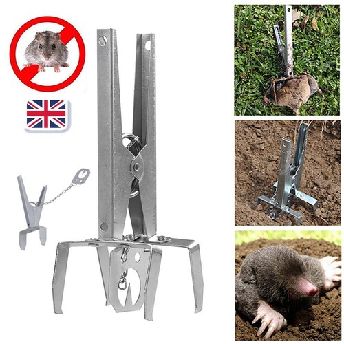 1-5X Mole Eliminator Trap Pest Control Metal Galvanized Catch Trap ...