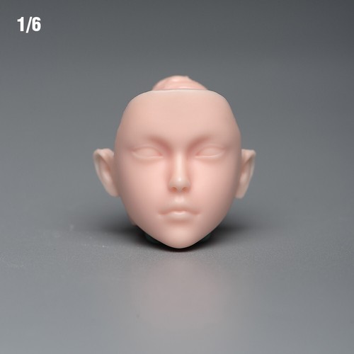 1/6 Beauty Girl Head Sculpt Carved For 12