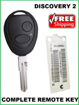LAND ROVER Key Discovery 2 Key complete Remote Key Ready for ...