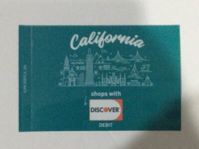California discover card sign | eBay