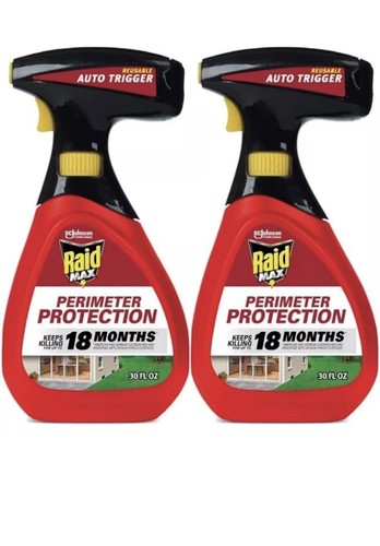 Raid Max Defend Perimeter Protection 30 fl oz ( 2 Pack) New, Auto ...