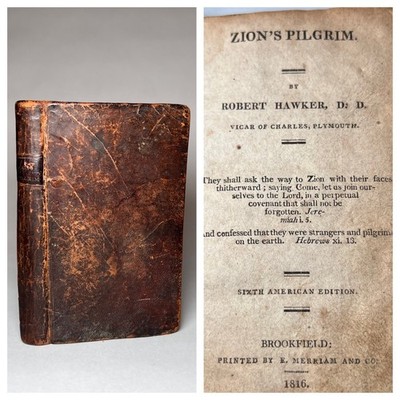 1816 RARE ANTIQUE Religious Book CHRISTIAN HOLY BIBLE Church Priest ...