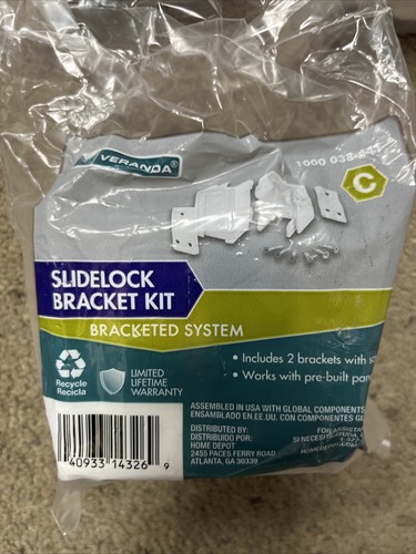 Veranda Slidelock Bracket Kit with Screws ( 2 BRACKETS)) | eBay