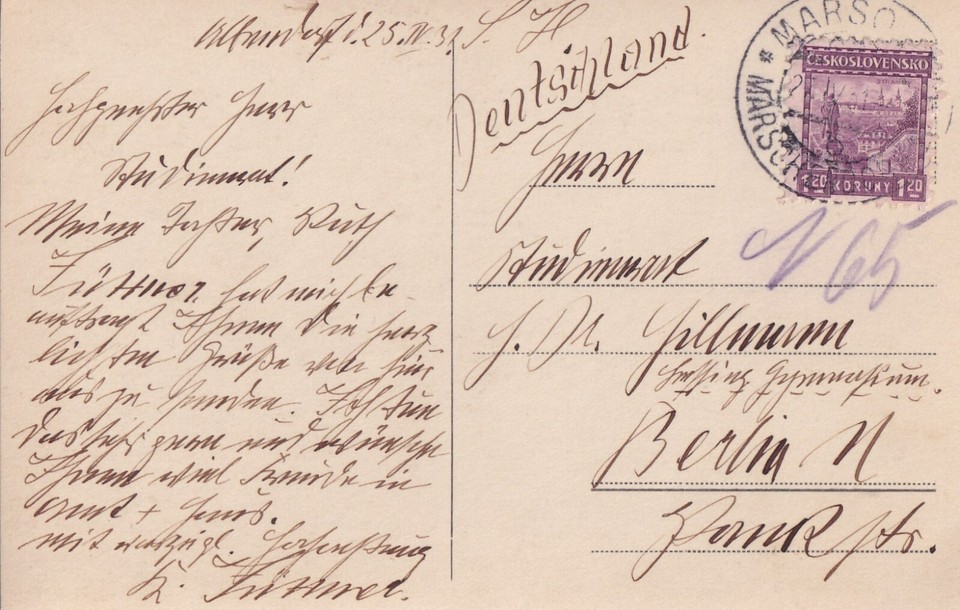 CZECHOSLOVAKIA OBER-ALBENDORF CIRCA 1900 REAL PHOTO POSTCARD STAMP ...