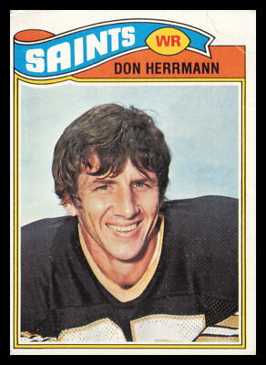 1977 Topps Football #428 Don Herrmann New Orleans Saints | eBay