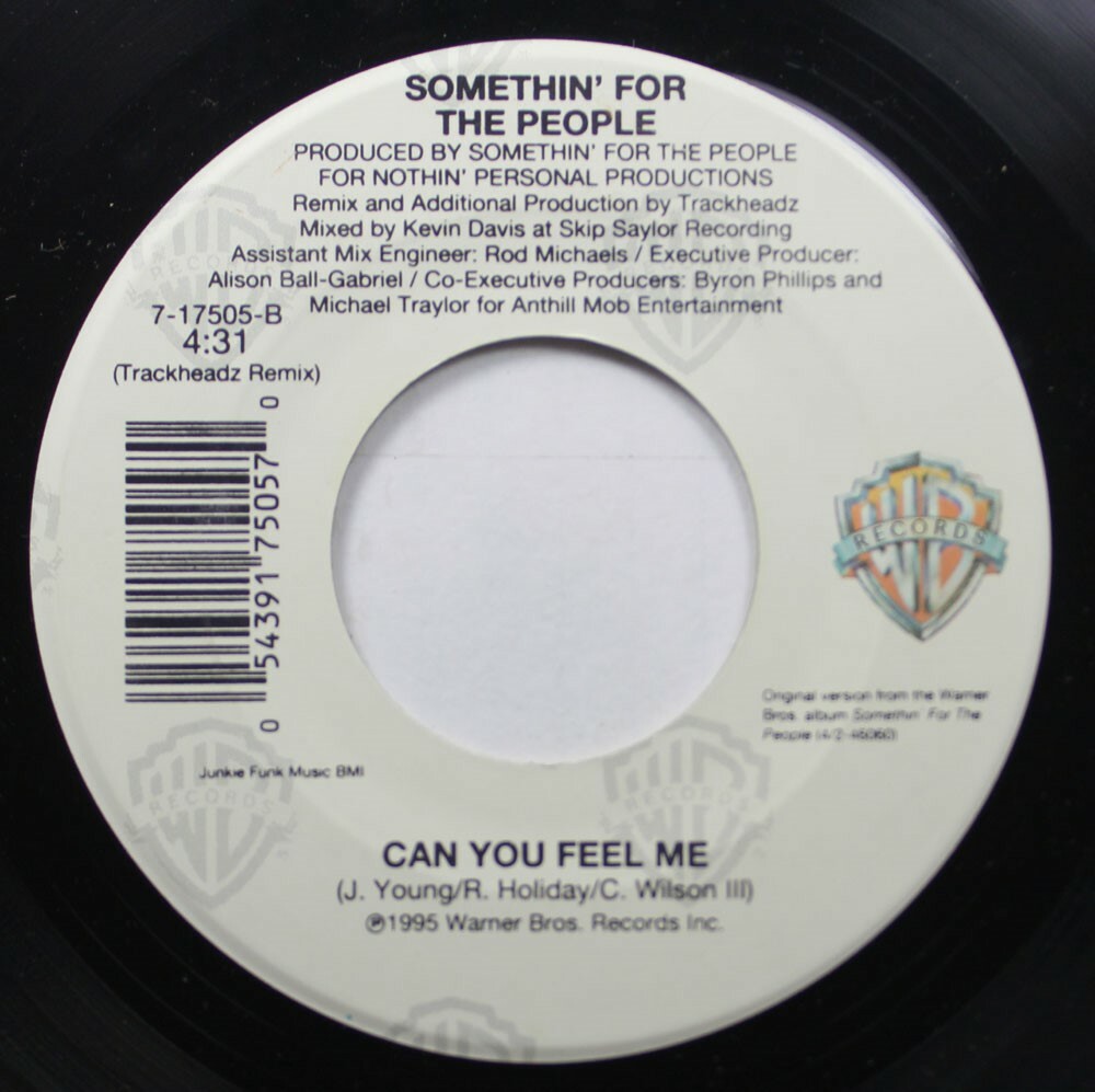 90'S 45 Somethin" For The People - Can You Feel Me / Can You Feel Me On ...