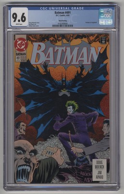 Batman #491 3RD Print RARE CGC 9.6 White Pages Prelude to Knightfall ...