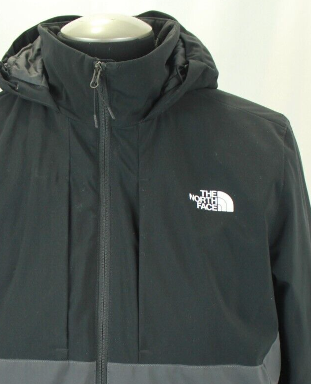 THE NORTH FACE PRIMALOFT WINDWALL MEN'S INSULATED HOODED BLACK/GRAY ...