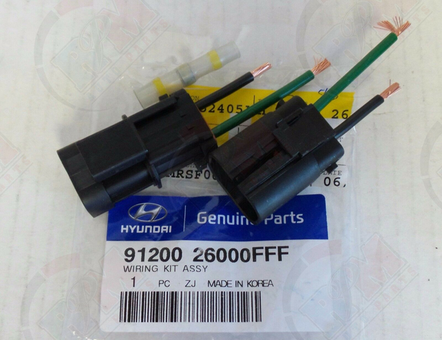 2004-2006 Hyundai Santa FE Radiator Cooling Fan Wiring Connector ...