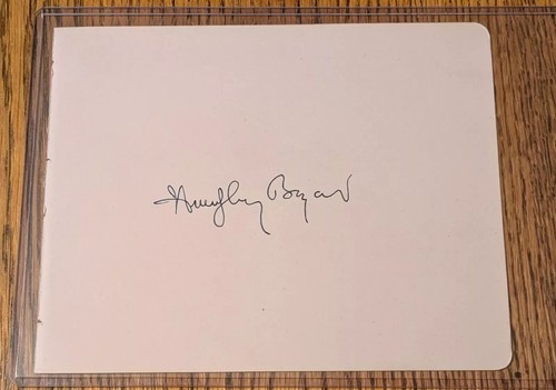 Humphrey Bogart Autograph / Oscar Winning Actor | eBay