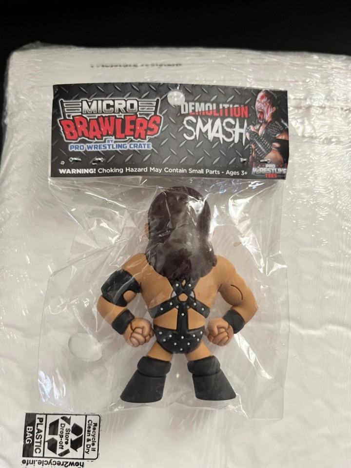 Demolition Smash Micro Brawlers Pro Wrestling Crate Exclusive Figure ...