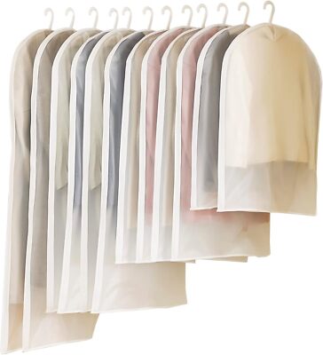 20Pcs Polythene Garment Covers Travel Long Dress Suit Protector ...