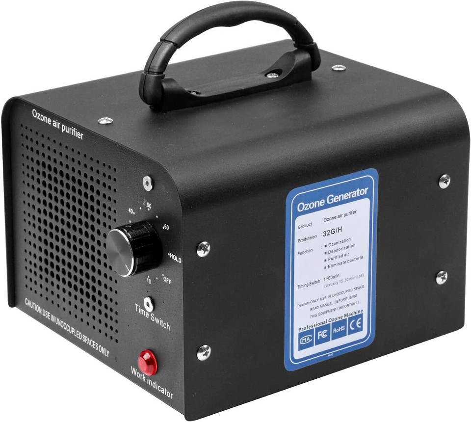 32000mg/h Ozone Generator Machine Air Purifier Ionizer Ozonator Timer ...