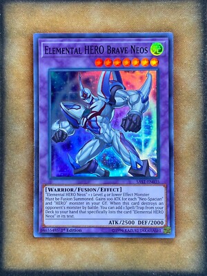 Yugioh Elemental HERO Brave Neos SAST-EN035 Super Rare 1st Ed NM | eBay