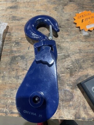 B/A Products 6I-4T4 4T/4.5" Snatch Block with Latch, 7.2 Height, 4.4 ...