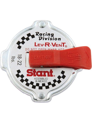 Allstar Performance Radiator Cap Stant 18-22 lb Round Lever Steel Zi ...