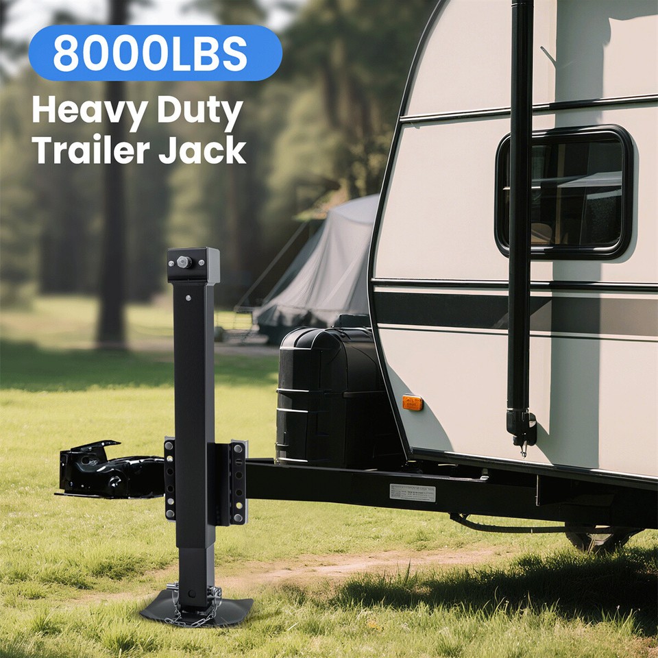 Trailer Jack Bolt-on Trailer Tongue Jack 8000 lbs Static Load 28.5 ...